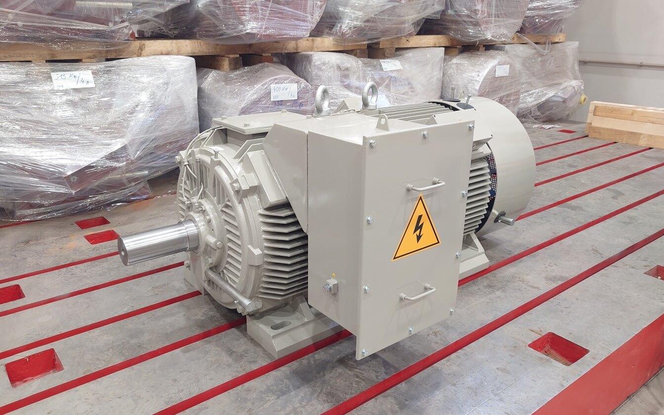 Moteur électrique moyenne tension H17R, 250 kW - Moteurs-electriques ...